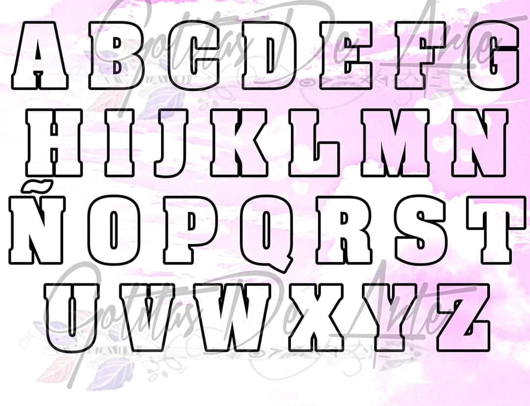 7 fontes de letras do alfabeto para imprimir grátis