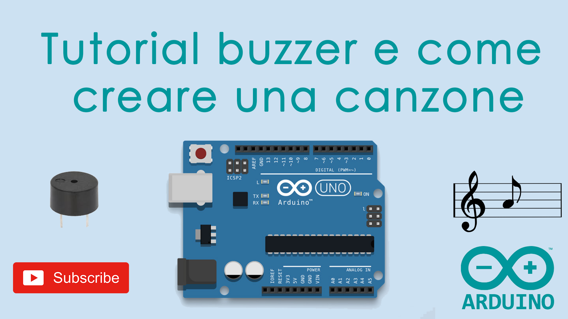 Tutorial buzzer con Arduino e come creare una canzone