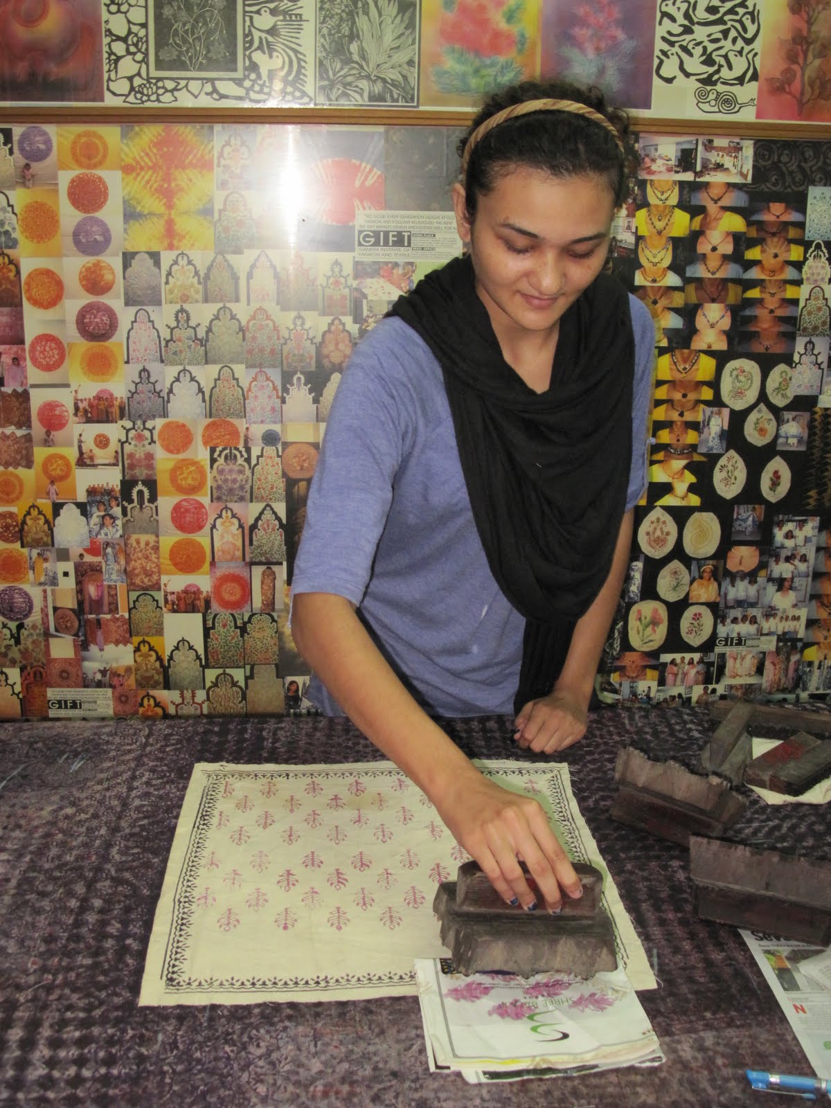 GANDHI GIFT TEXTILE."Textile Design Workshop" by GIFT Gandhi NGOs ...