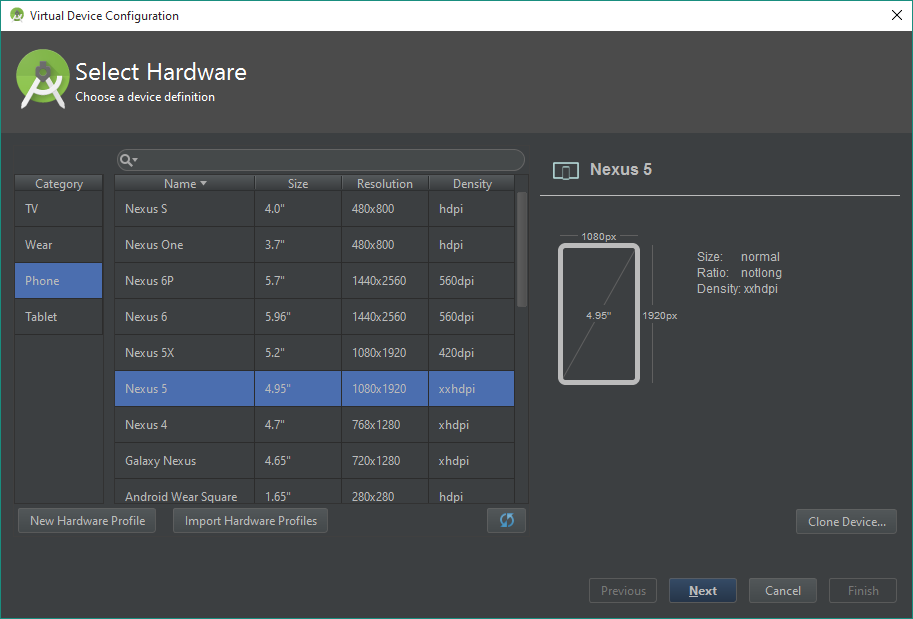 Start guide for android studio