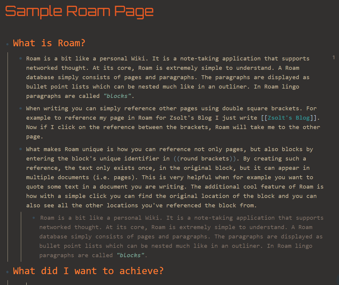 My Adventures with Roam.JSON