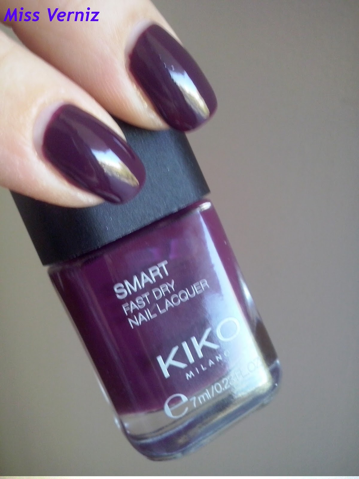 Ana_missverniz: Kiko Smart 16 : Dark Wine
