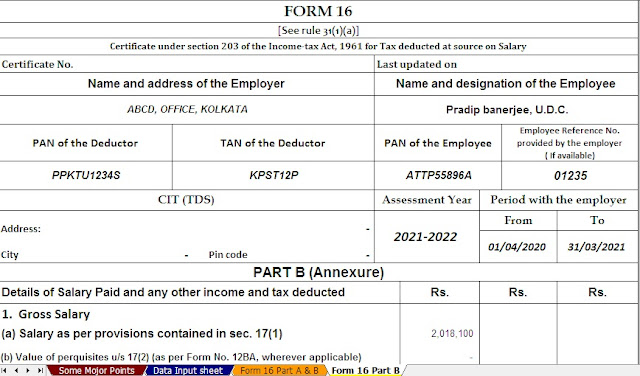 All about Salary Certificate Form 16| With Automated Income Tax Revised ...