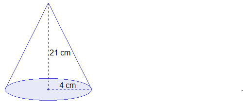 10 Math Problems: Volume of a Cone