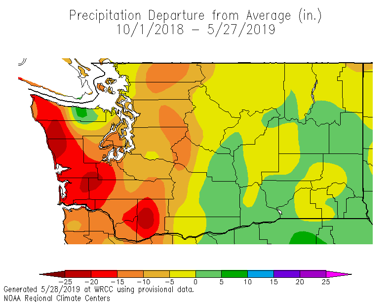 Cliff Mass Weather Blog: More on the Washington Drought Situation