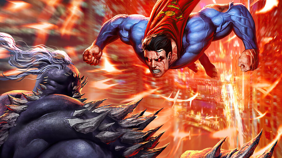 Superman vs. Doomsday, DC, 4K, #8.77 Wallpaper PC Desktop