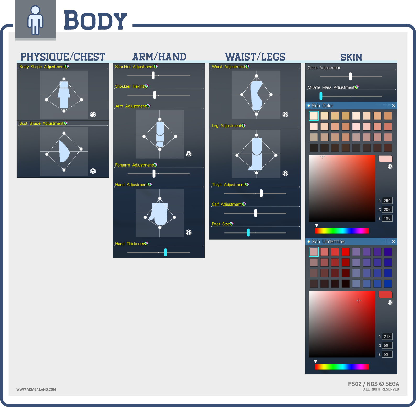 PSO2 NGS Character Creation - Custom #16 - Aisaga Land