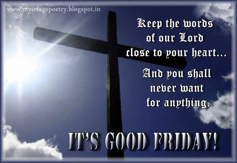 Image Poetry: Good Friday Images