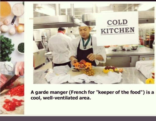 Responsibilities of chef Garde manger | chef Garde manger