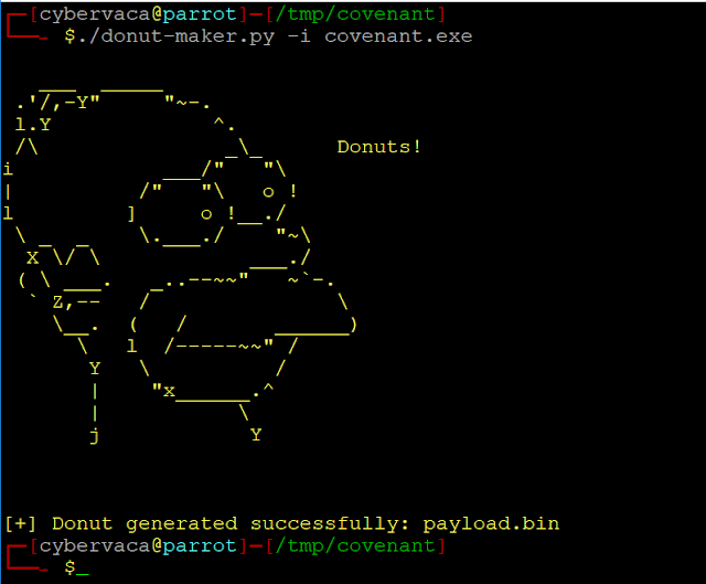Donut: generador de shellcodes capaces de cargar assembly .NET en ...