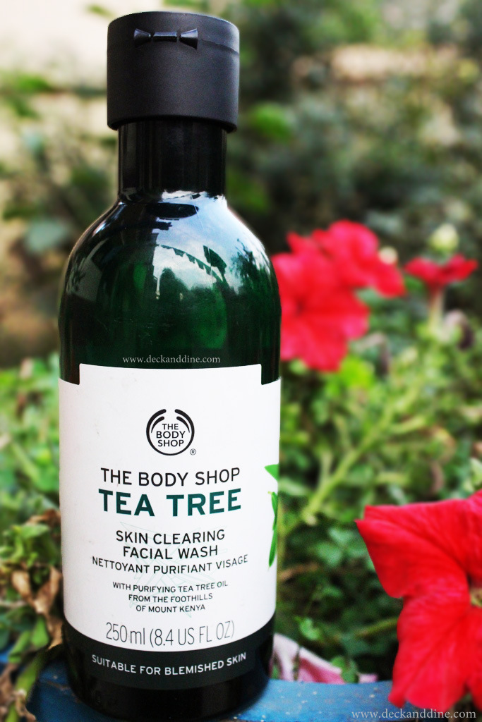 The Body Shop Tea Tree Skin Clearing Facial Wash Review - Deck and Dine