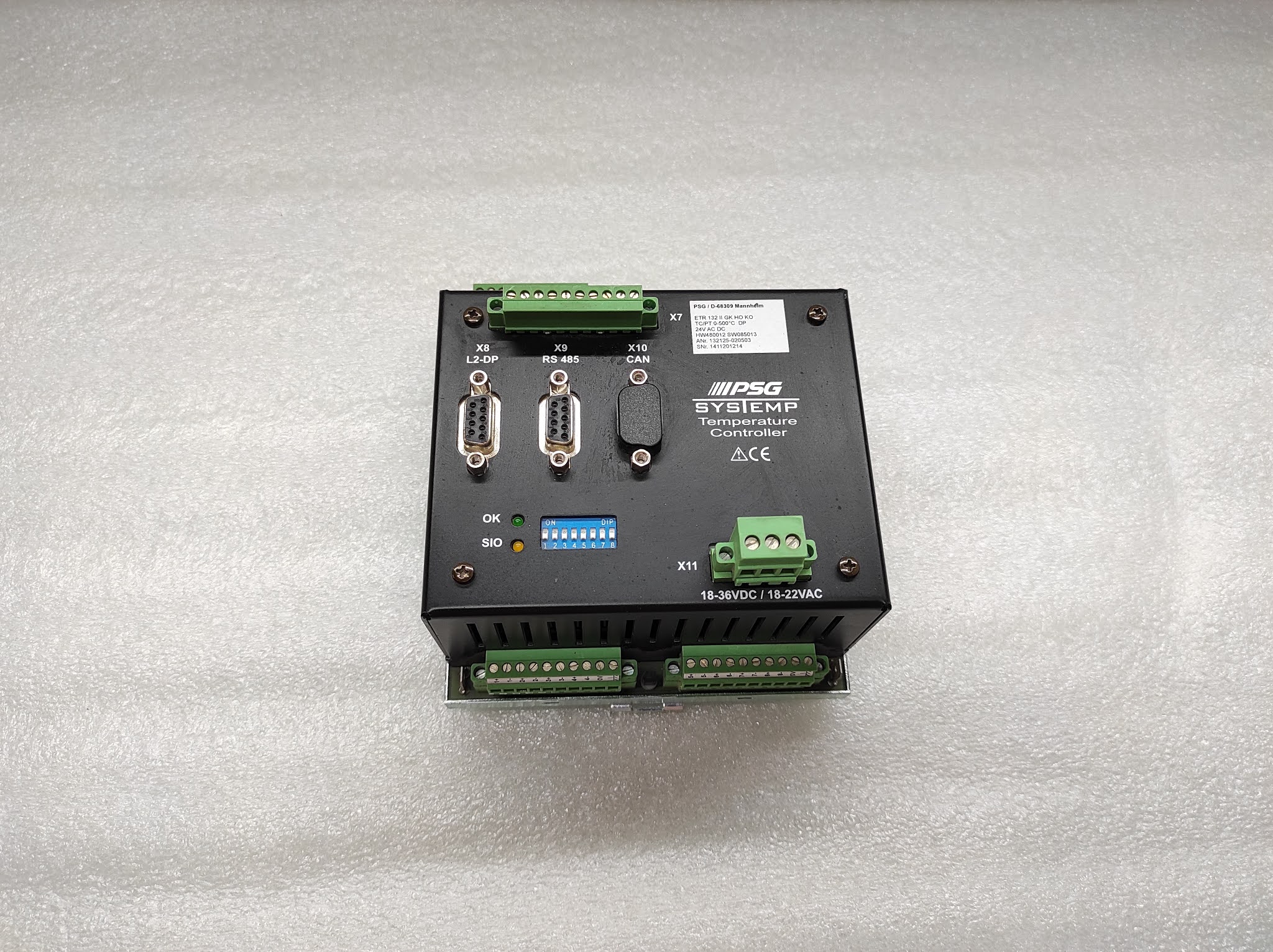 PSG SYSTEMP ETR 132 TEMPERATURE CONTROLLER 132125-020503
