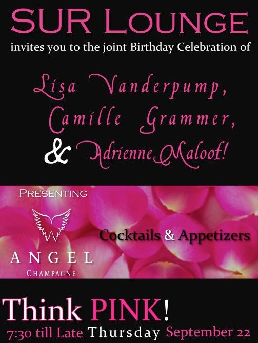 ciao! newport beach: lisa vanderpump's birthday at sur lounge