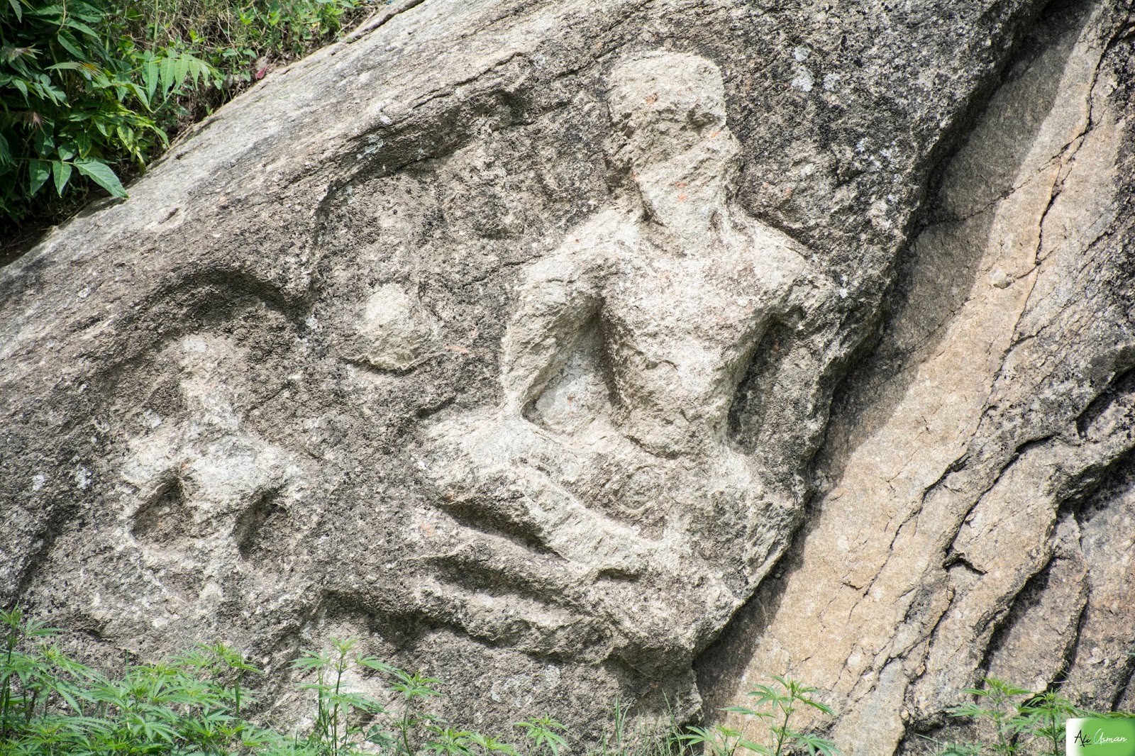 Ali Usman Baig : The Defaced Buddhist Rock Carvings at Rasha Ghata in ...
