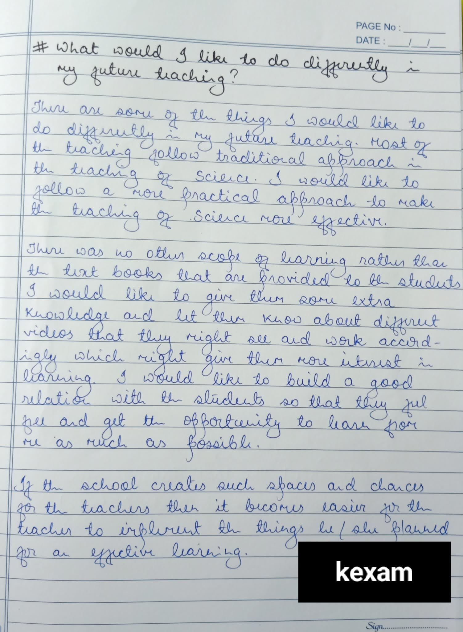 Bed internship report file. knowledgexam