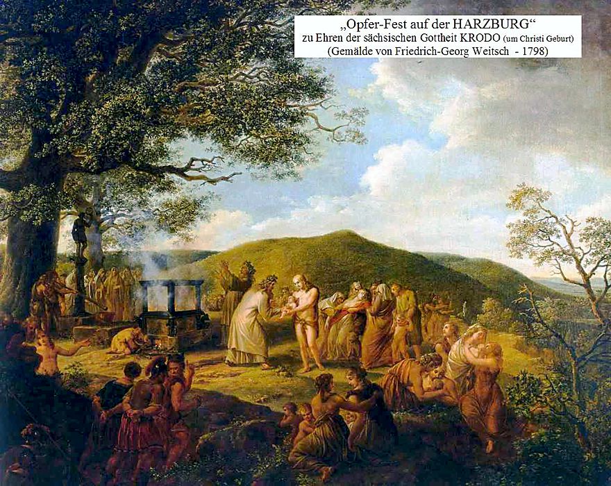 Die Harzburg, ihre Kaiser - und der vermeintliche Sachsengott Krodo: 4 ...