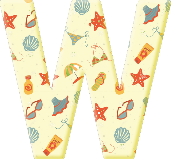 Abecedario de Verano. Summer Alphabet. - Oh my Alfabetos!