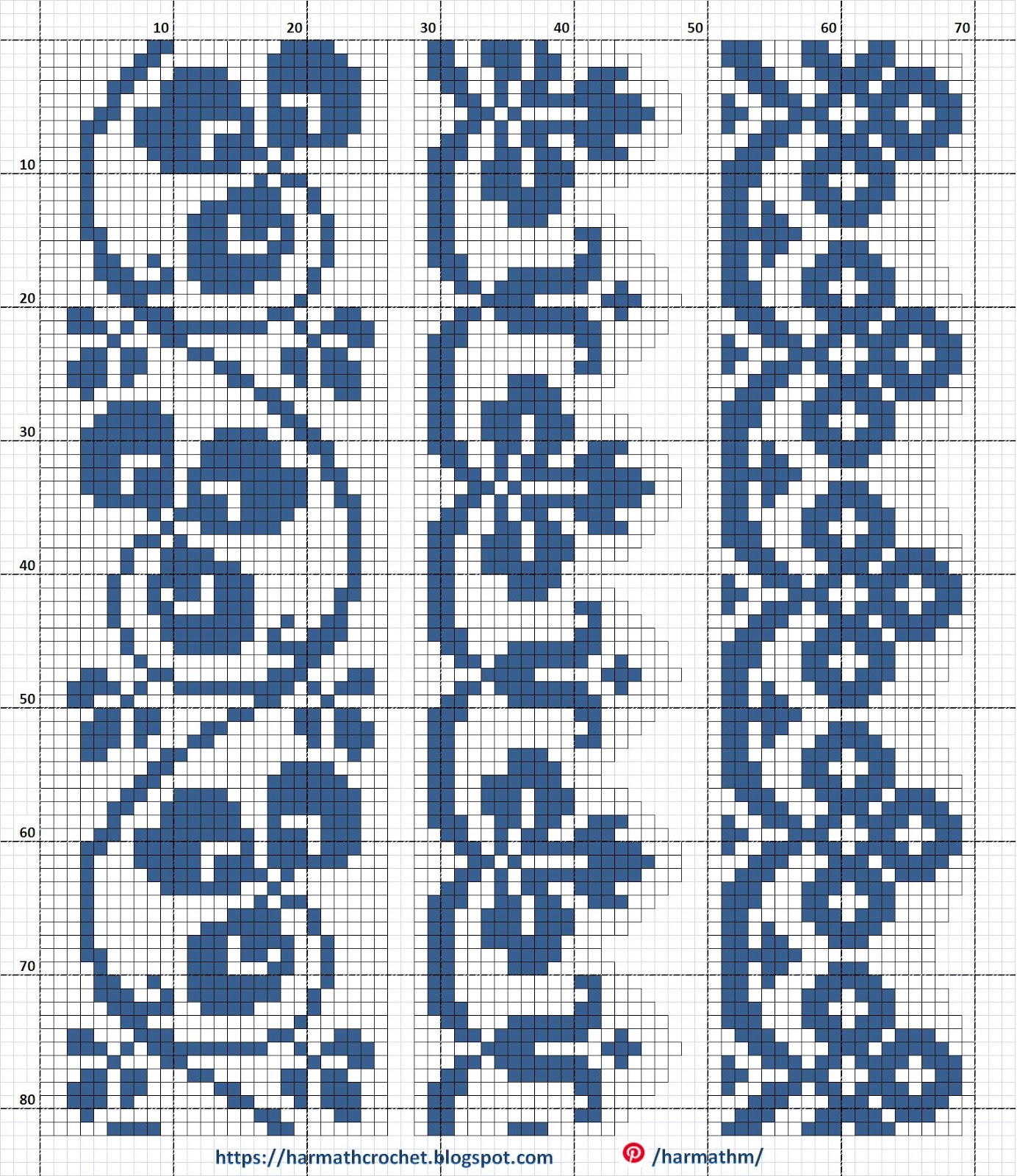 Filet - Crochet Patterns: Filet - crochet lace 347