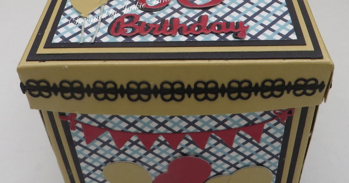 Tinyrose's Craft Room: Exploding Box 60th Birthday card for my Hubby