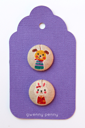 Gwenny Penny: Covered Button Magnets (A Mini Tutorial)