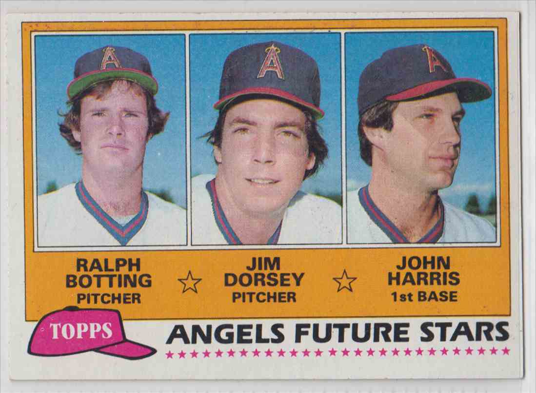 Baseball Cards Come to Life!: 1981 Topps Angels Future Stars