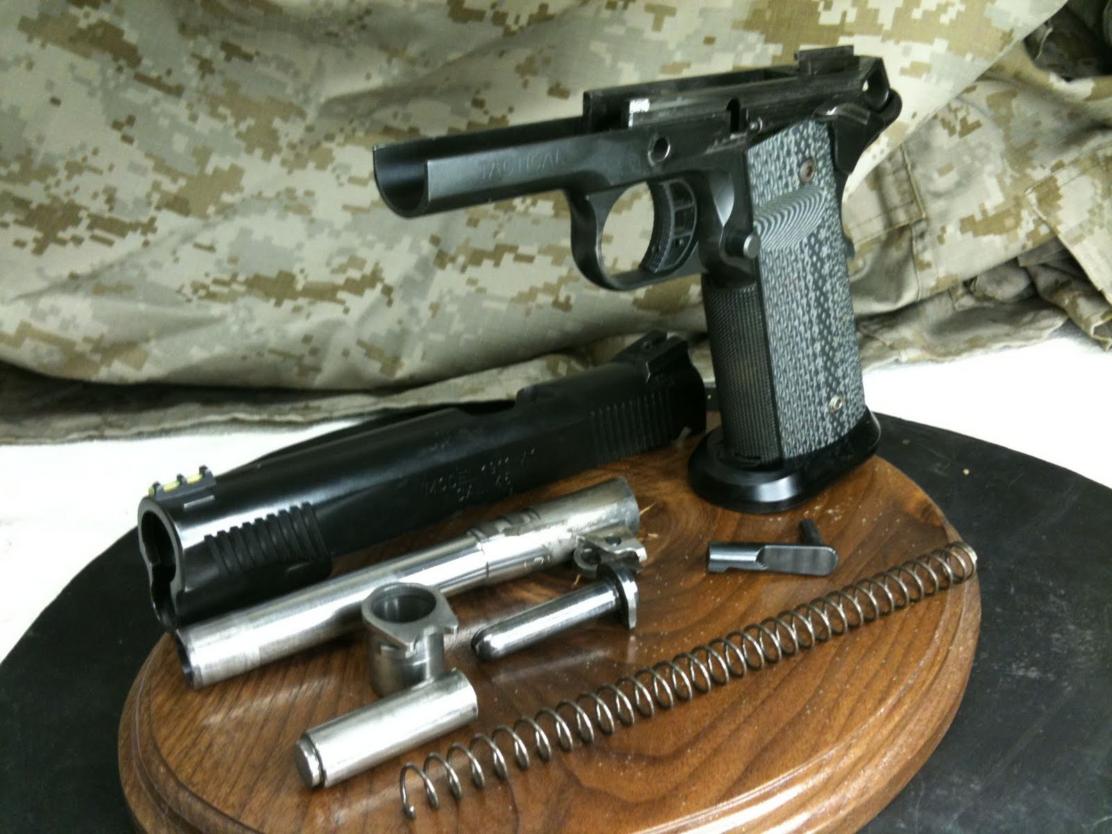 Bullets in the Wash: How to: Field strip a M1911 pistol