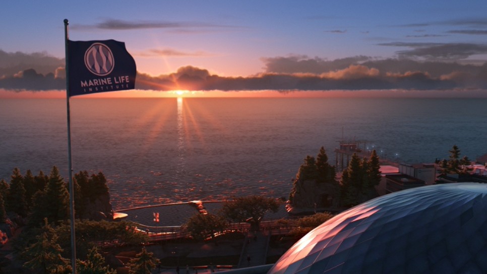 The Voice of Vexillology, Flags & Heraldry: Marine Life Institute Flag ...