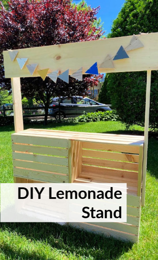 How to Build a Lemonade Stand from Crates