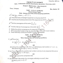 BSC 3rd semester Question Papers