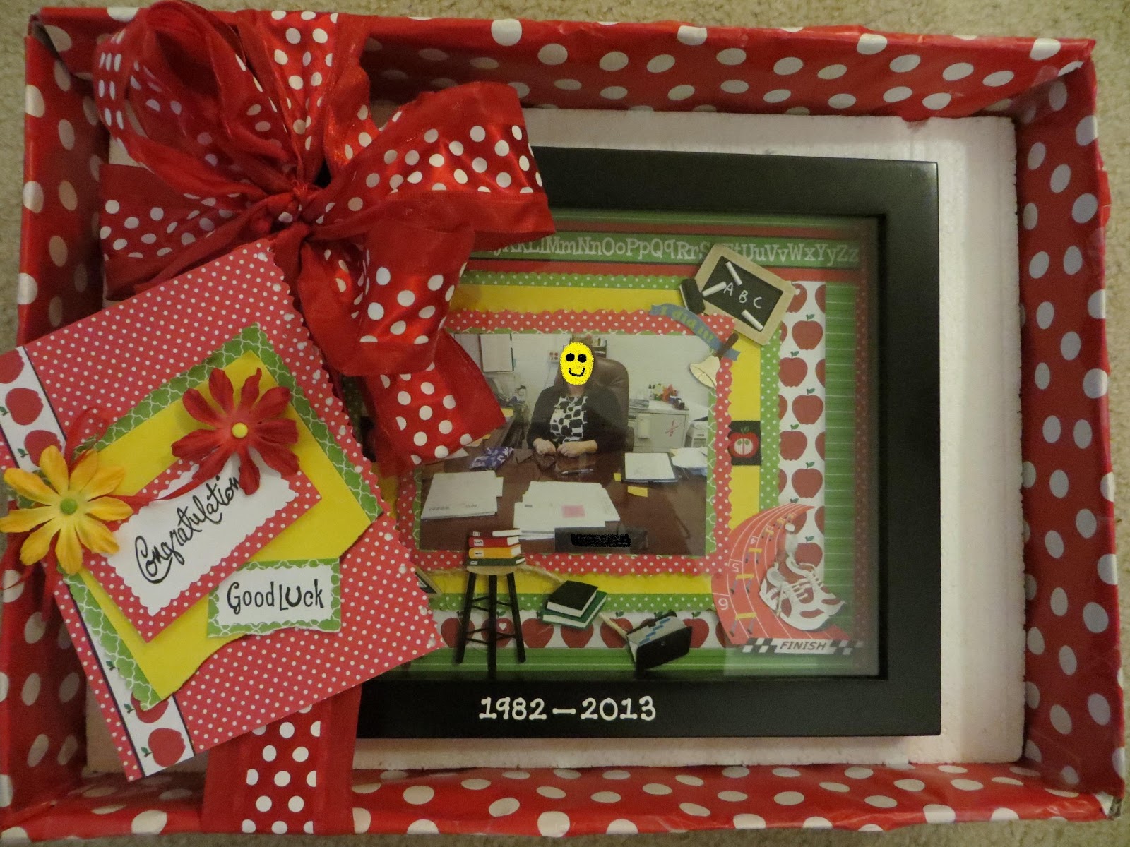 Tiny Treasures: Shadow Box Retirement Gift