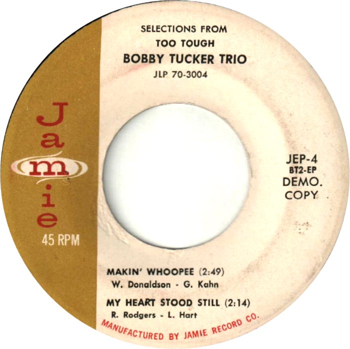 FROM THE VAULTS: Bobby Tucker born 8 January 1923