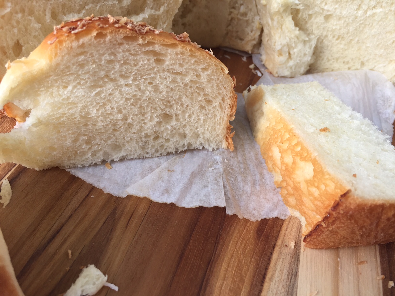 Bread: baked with tube pan
