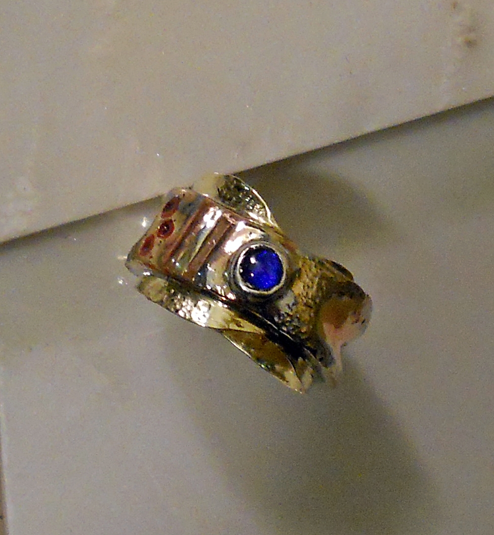 metalsmithing by W.Schweizer: mixed metals brazed ring