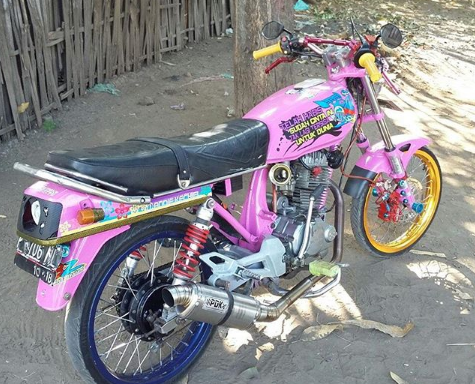 Tampil Elegen, 10 Foto Modifikasi Honda GL-PRO - Informasi Dunia Motor