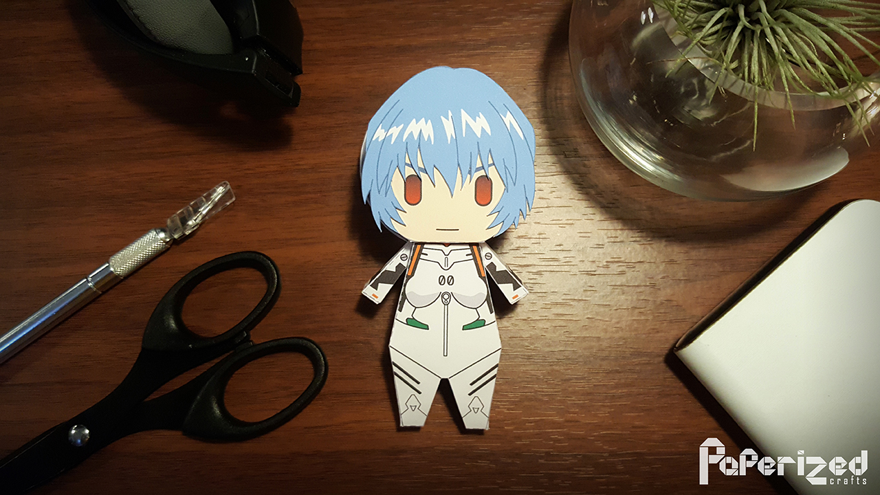 Neon Genesis Evangelion: Rei Ayanami Paperized | Paperized Crafts