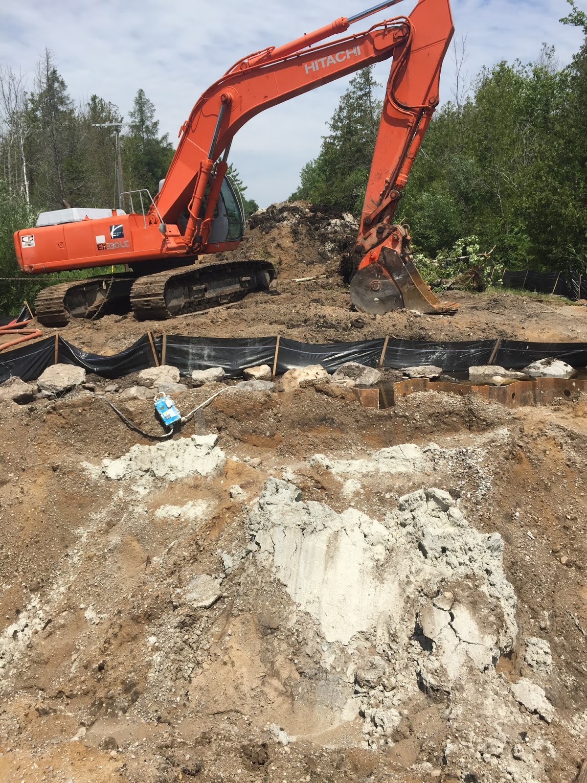 Little Traverse Blog: CR-669 Culvert Removal Underway