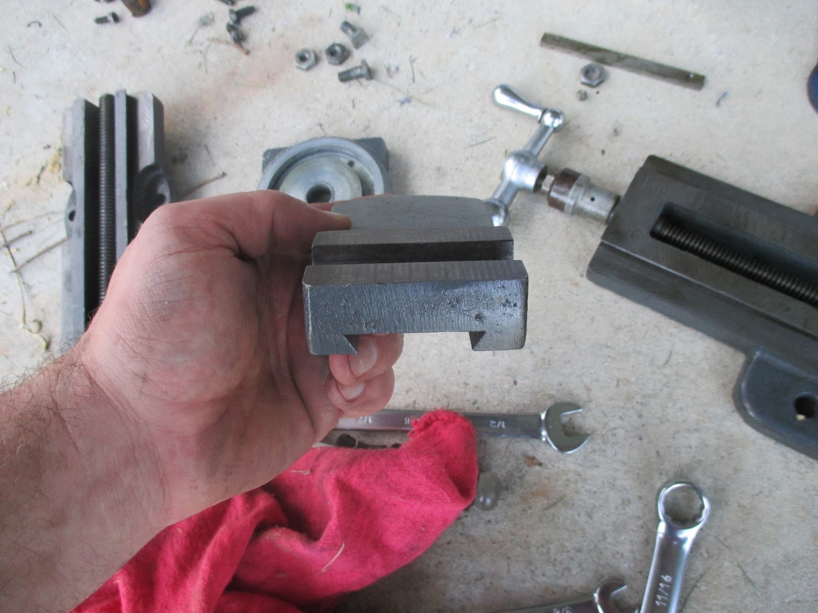 SilverHawk: Lathe Compound Slide Refinished