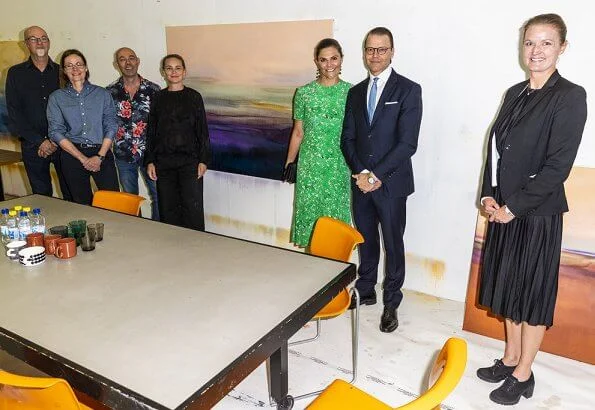 Princess Victoria and Prince Daniel visited the organization Wip:sthlm