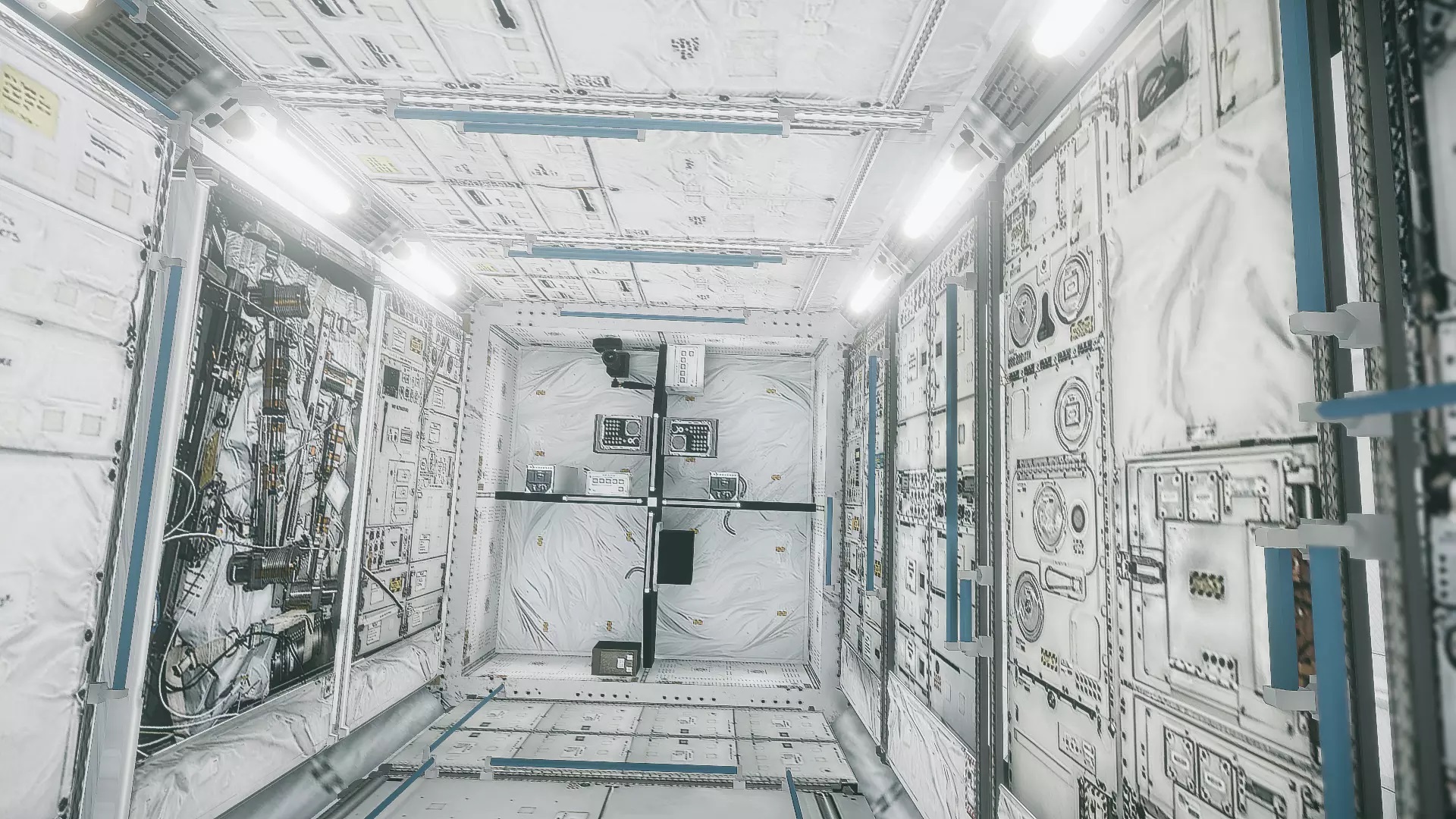 International Space Station Interior Layout