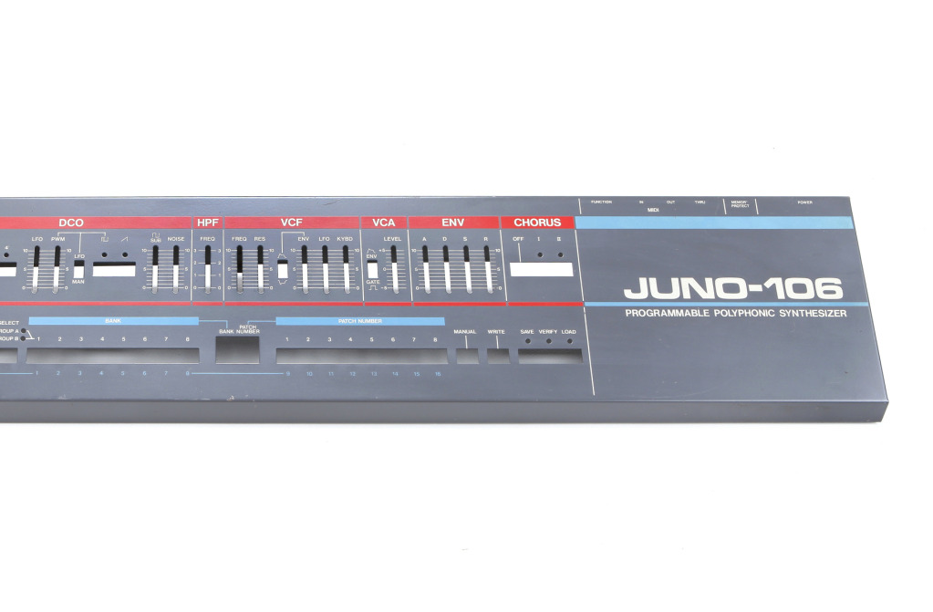 MATRIXSYNTH: Roland Juno 106 Front Panel Replacement