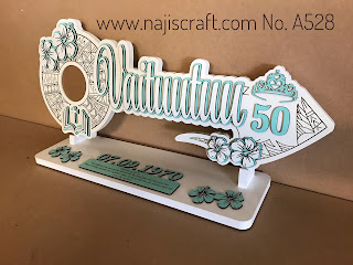 NO. A528 ISLAND 70TH BIRTHDAY KEY 70CM