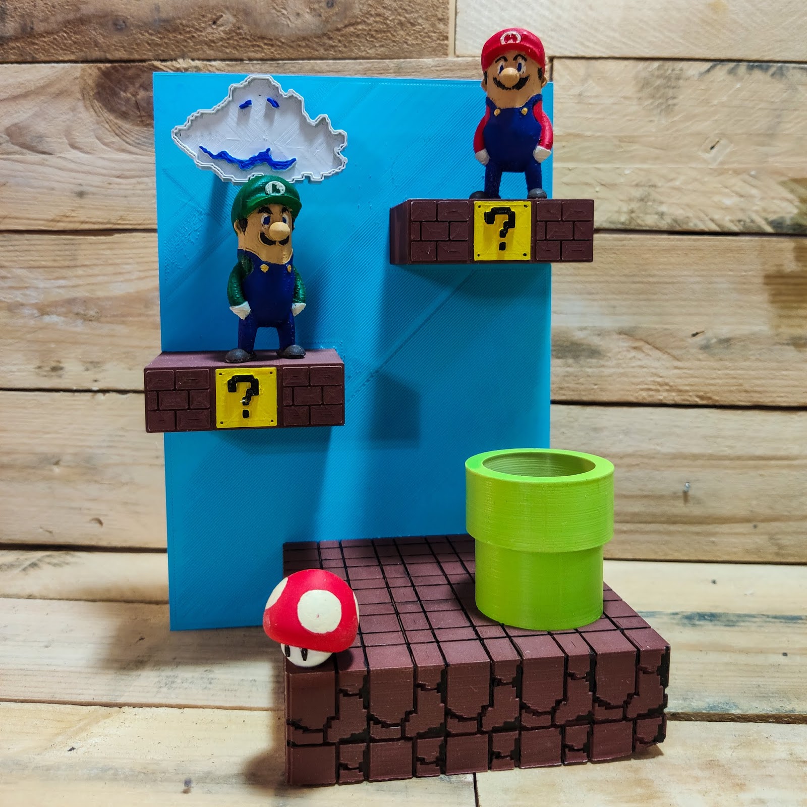 Super Mario Diorama | The3Dprinting 3D print Dioramas, Models and Props