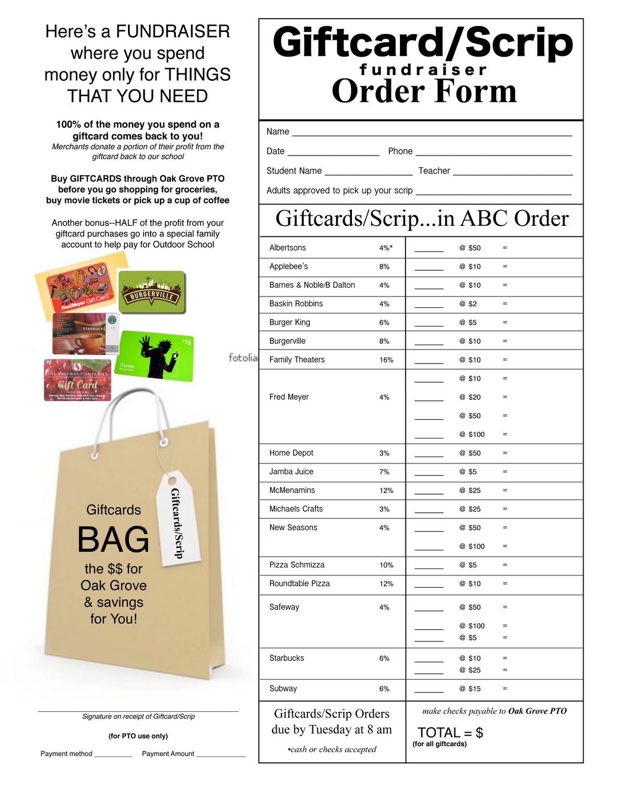 dragon tales: New Giftcard/Scrip Order Forms Available