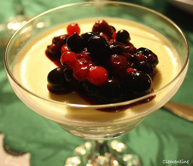 Le blog de Clementine: Pannacotta aux fruits rouges