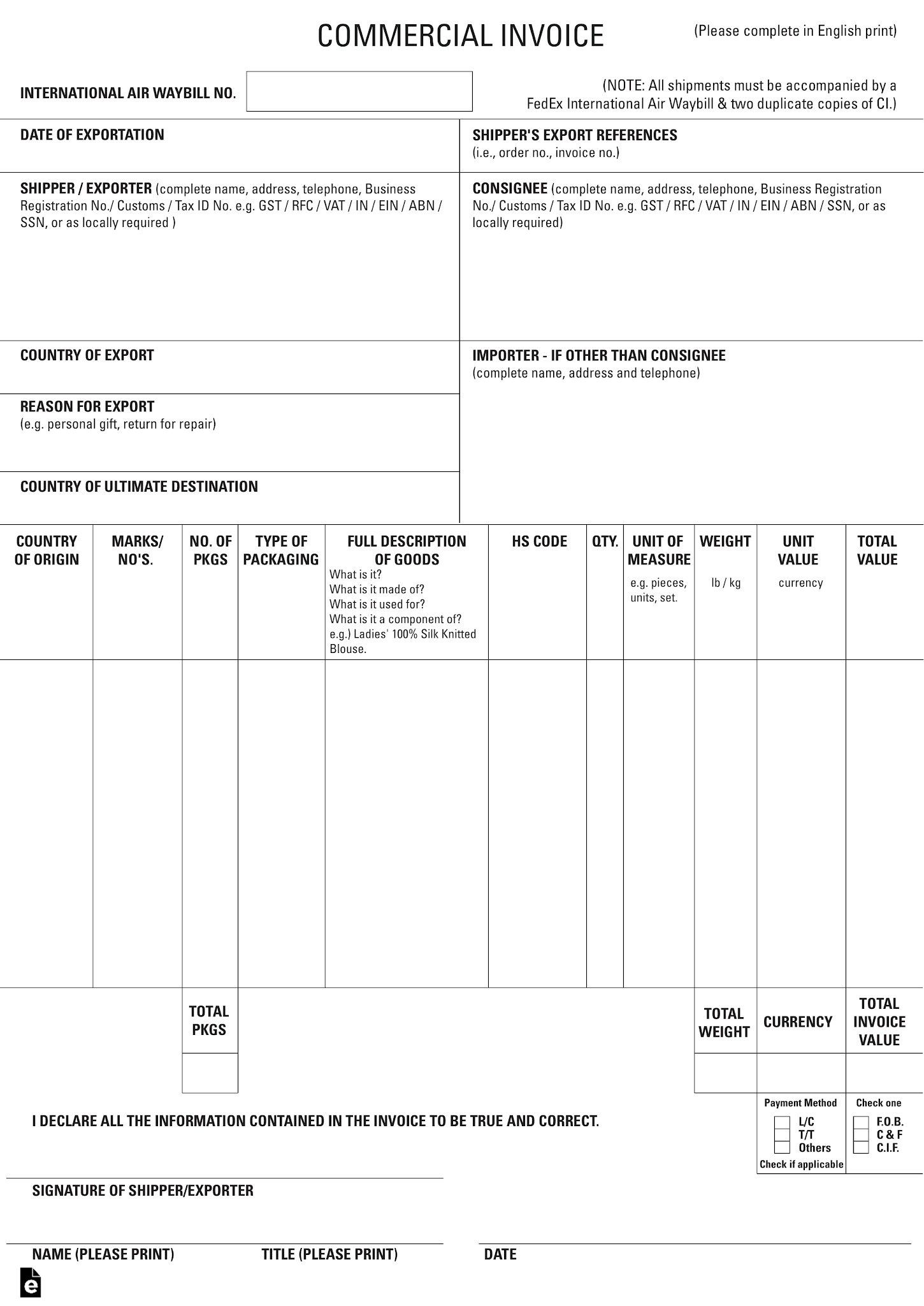 Ups Customs Brokerage Invoice - Invoice Template