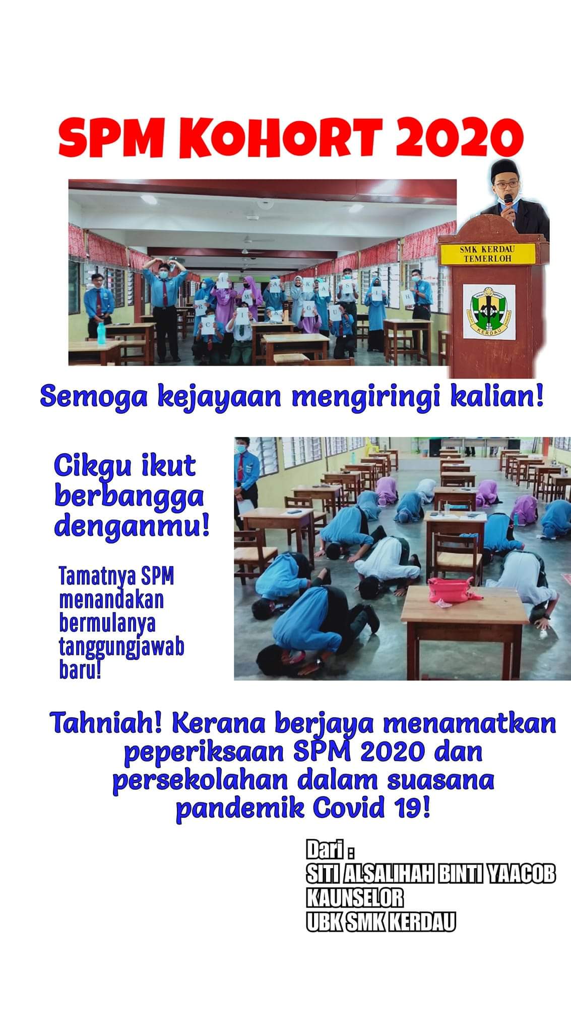 BIMBINGAN DAN KAUNSELING UNTUK MURID SEKOLAH: Calon SPM KOHORT 2020 ...