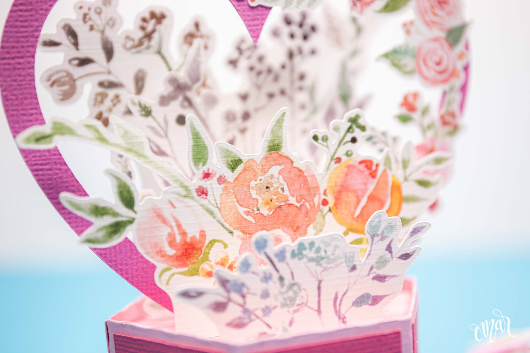 Awesome SVGs: Watercolor Pop Up Card - UPDATED DESIGN - Cricut and ...