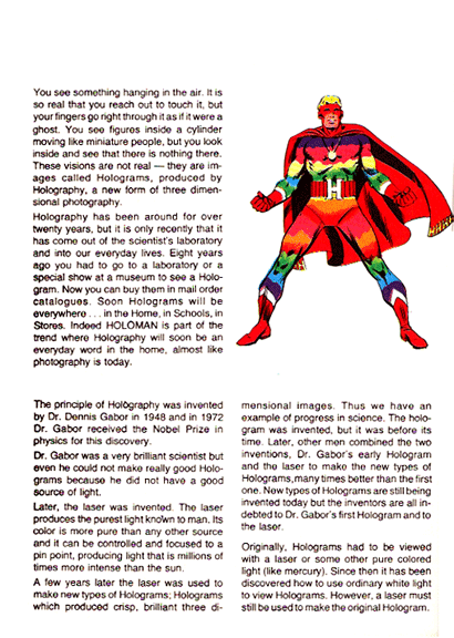 Power Records: The Amazing Adventures of Holo-Man