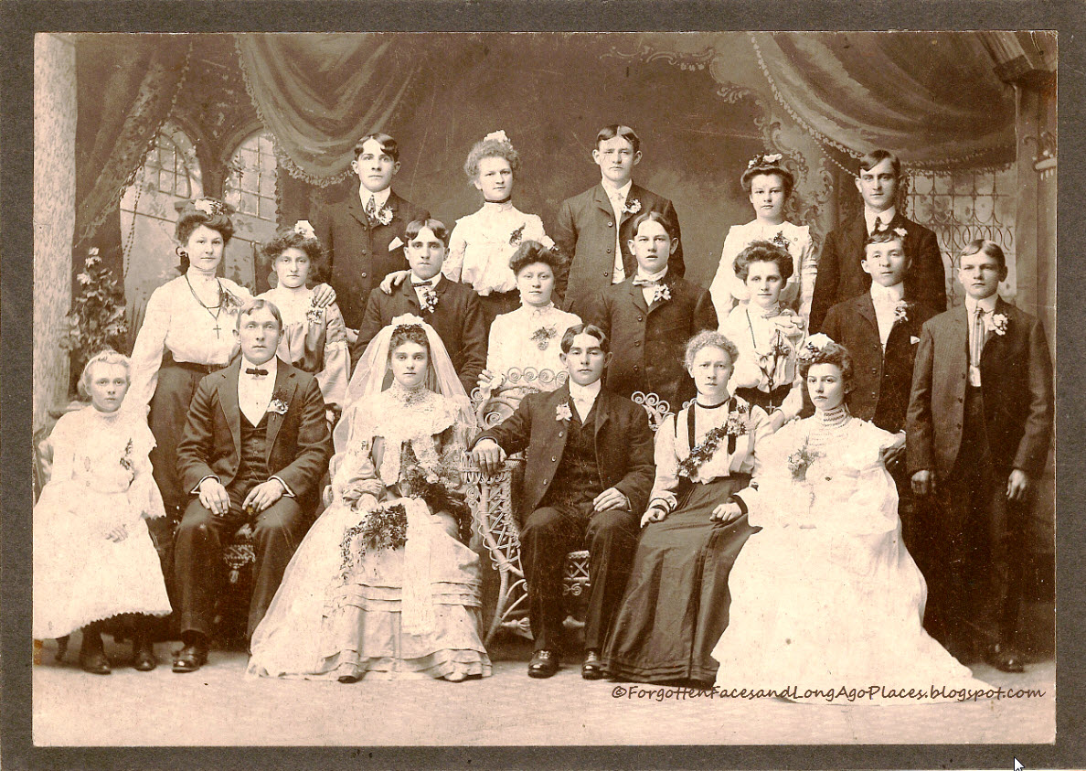 Forgotten Faces and Long Ago Places: Wedding Wednesday - Turn of the ...