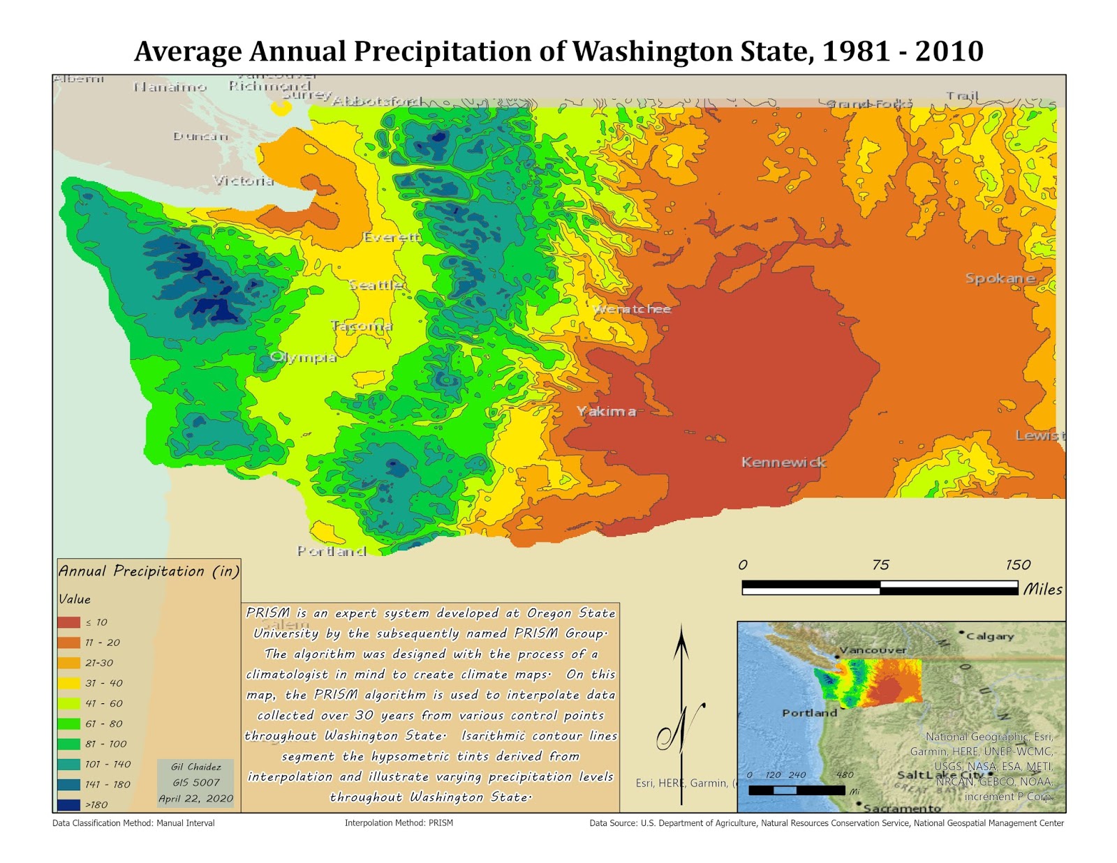 Interpolation and Hypsometric Tints